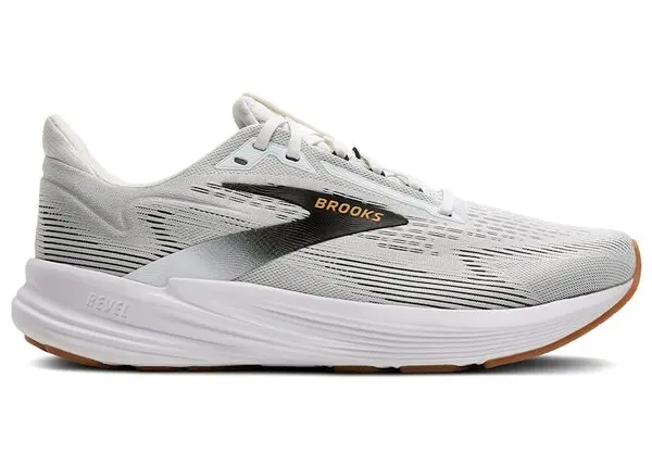 Brooks Revel Sneakers - White/black/oak Buff