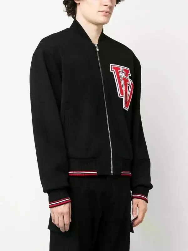 Versace Varsity-logo Bomber Jacket