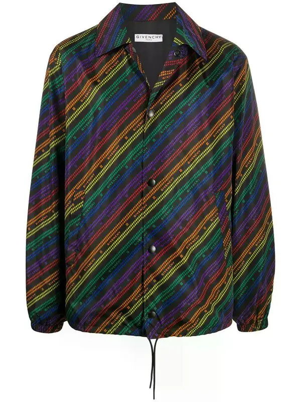Givenchy Chain-print Buttoned Jacket