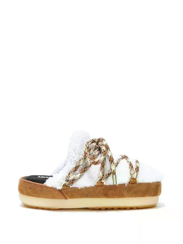 Moon Boot Shearling Mules