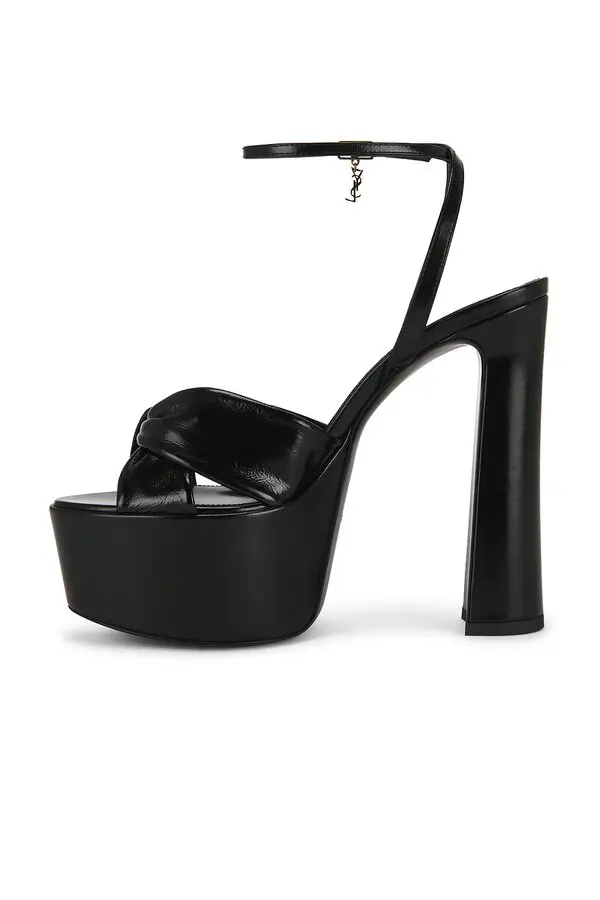 Saint Laurent Franciane Platform Sandal - Nero