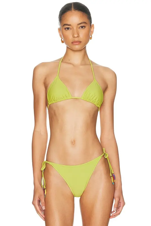Solid & Striped The Iris Bikini Top - Guava
