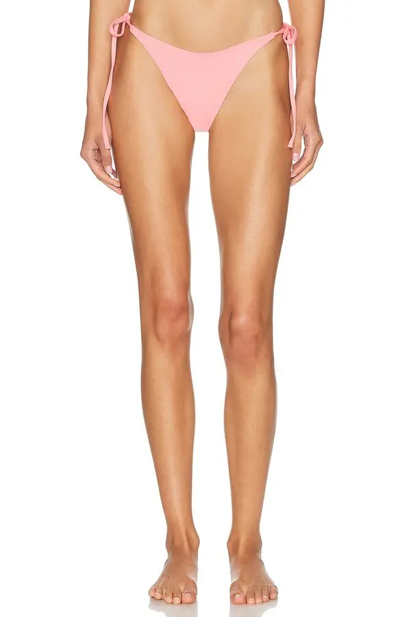 SKIMS Signature Swim Dipped Tie Bikini Bottom - Melon