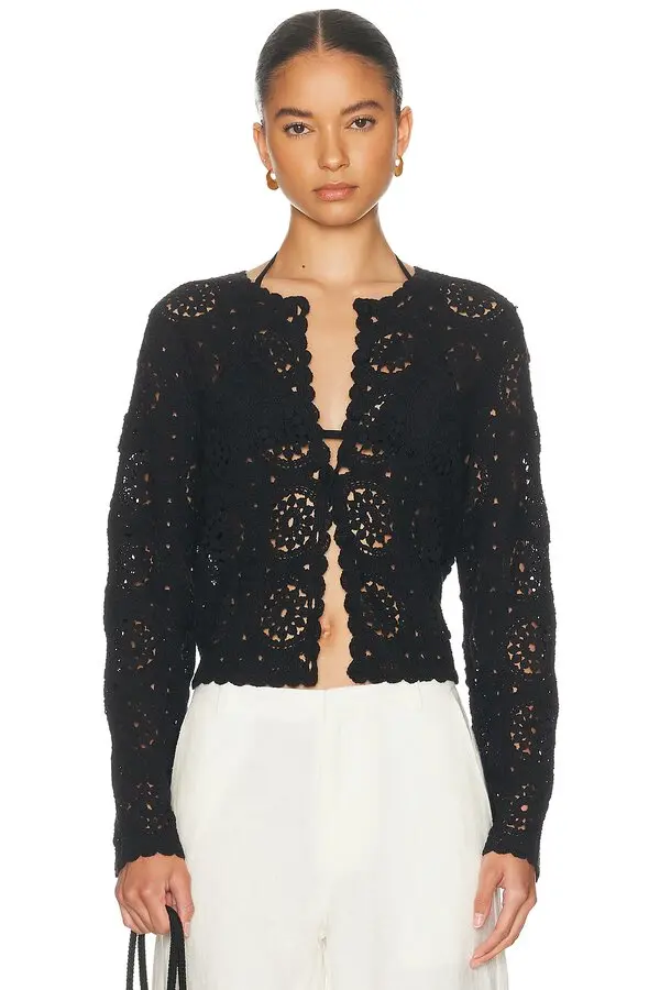 FRAME The Crochet Cardi