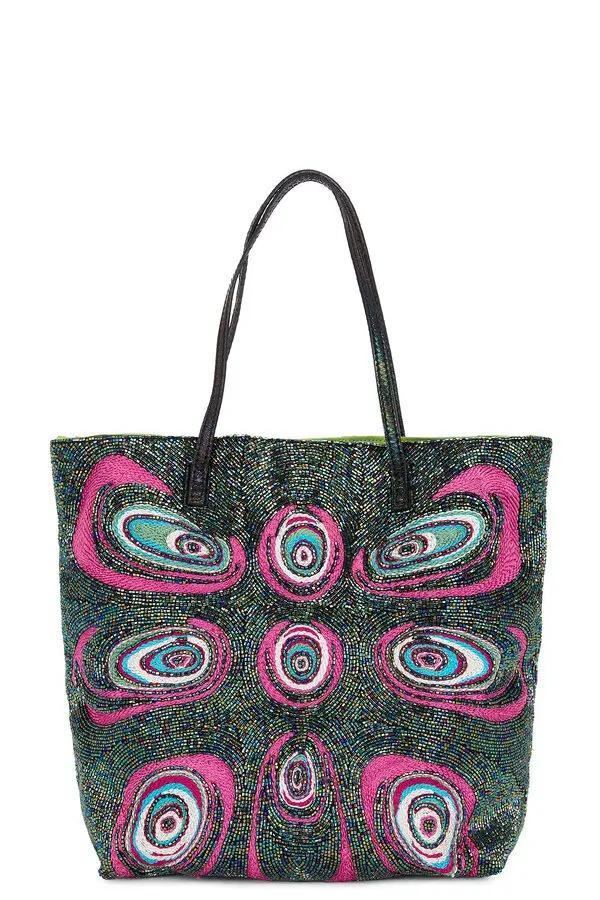 Fendi Beaded Vintage Tote Bag