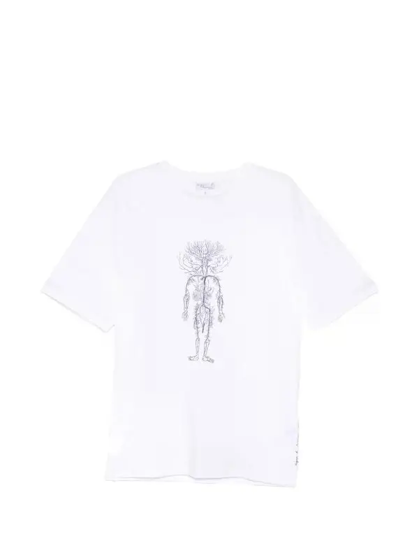 AGNES B. Graphic-print T-shirt - White