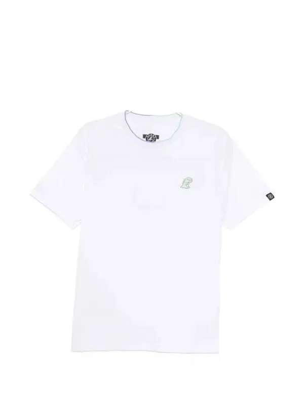 AGNES B. Tipping T-shirt - White