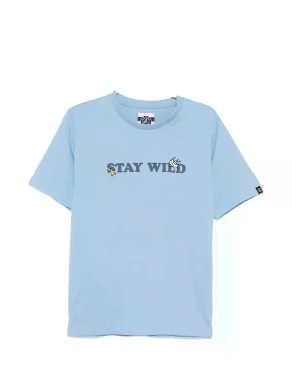 AGNES B. Stay Wild T-shirt - Blue