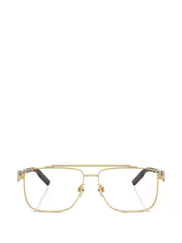 Dolce & Gabbana Square Eyeglasses - Gold