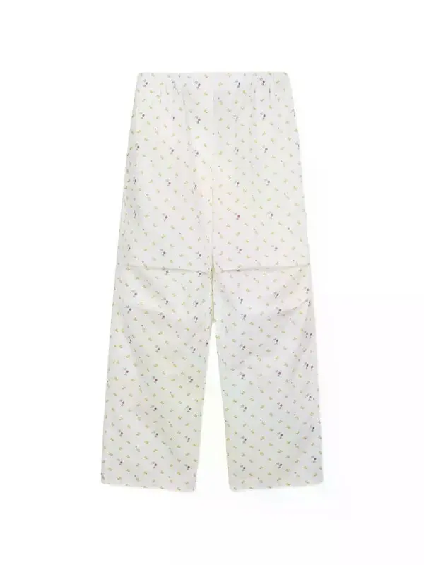 MARGESHERWOOD Peanuts Woodstock Straight-leg Trousers - White