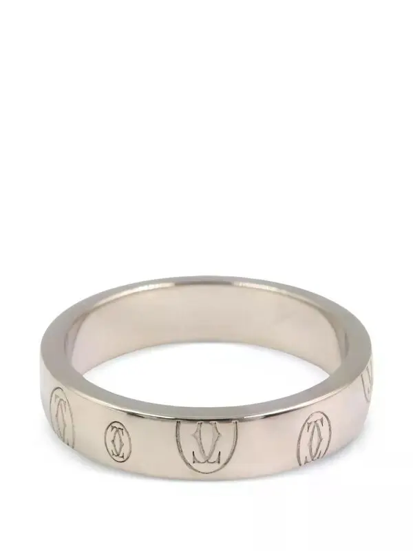 CARTIER Happy Birthday Band Ring - Silver
