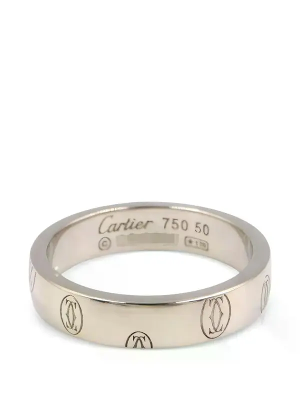 Cartier Happy Birthday Band Ring - Silver