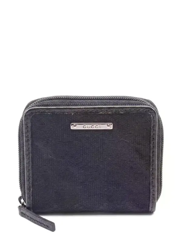Gucci 2010s Gg-canvas Coin Wallet - Black