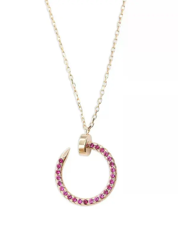 CARTIER 2010s Juste Un Clou Ruby Necklace - Gold