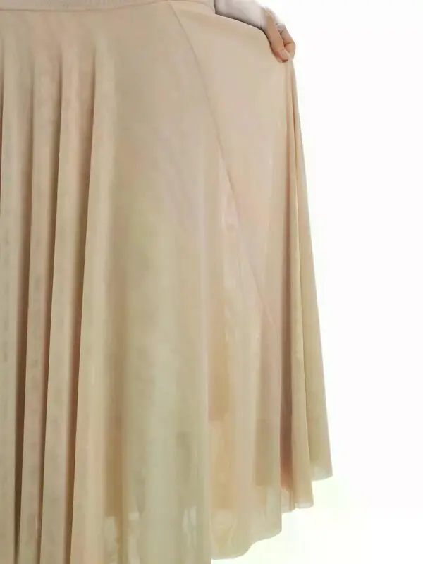 CRUSH COLLECTION Long Tulle Pleated Skirt