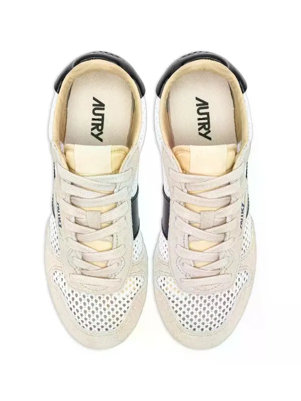 AUTRY Panelled Sneakers - White