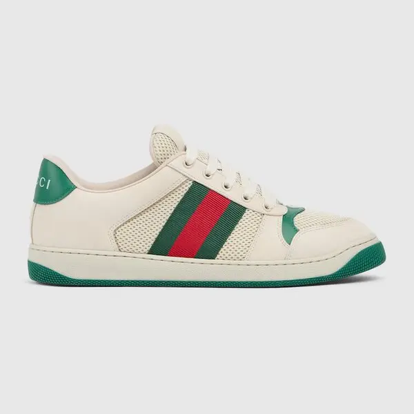 Gucci Screener Sneakers - White