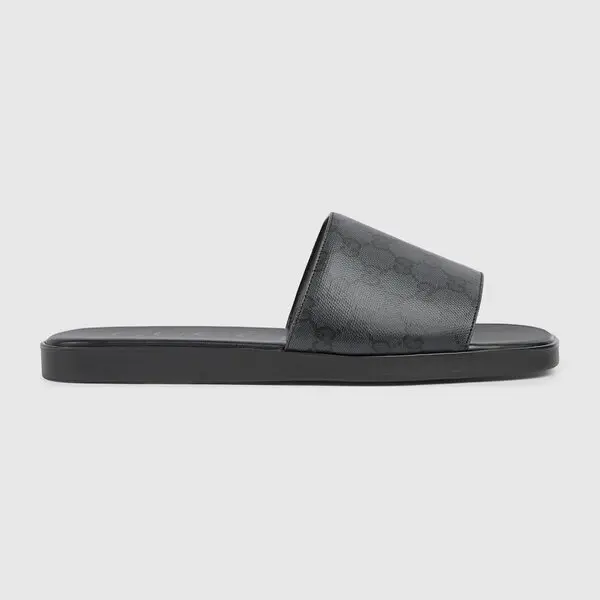 Gucci Slide Sandal Fabric - Black