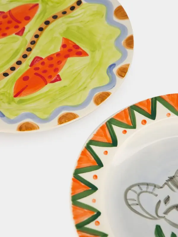 SERAX Shurleey The Lovers Set Of 2 Dinner Plates