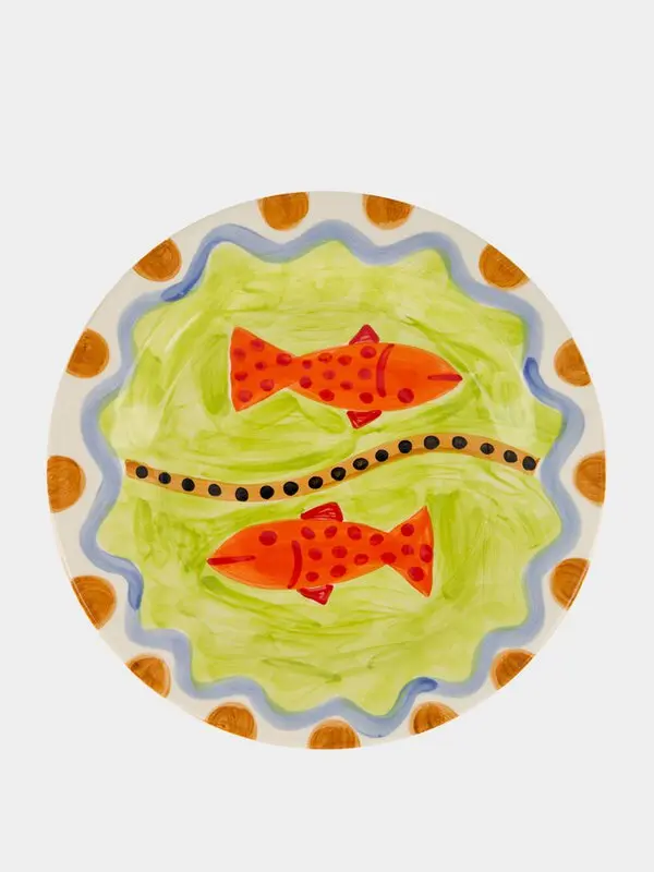 SERAX Shurleey The Lovers Set Of 2 Dinner Plates - Multicolour