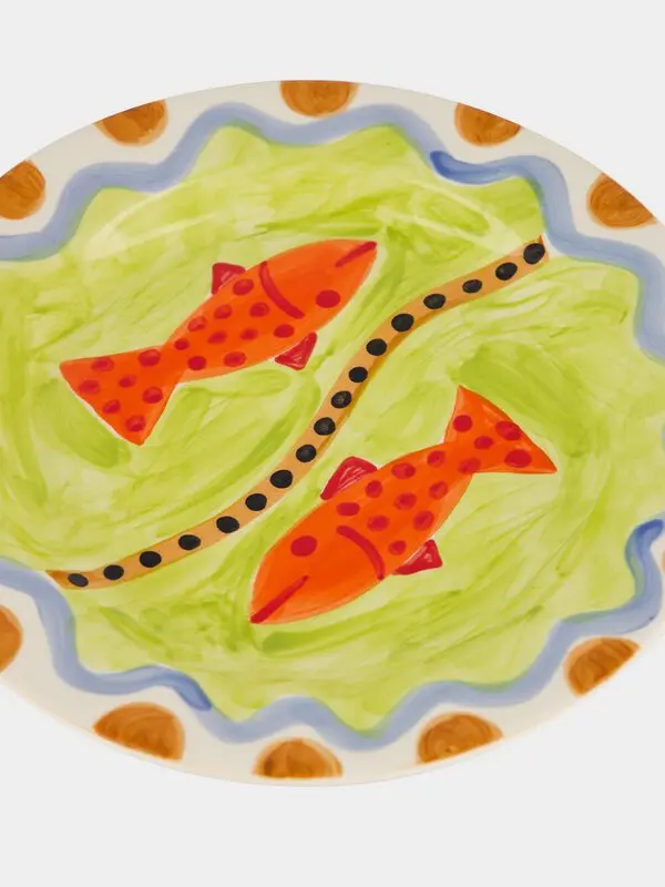 SERAX Shurleey The Lovers Set Of 2 Dinner Plates - Multicolour