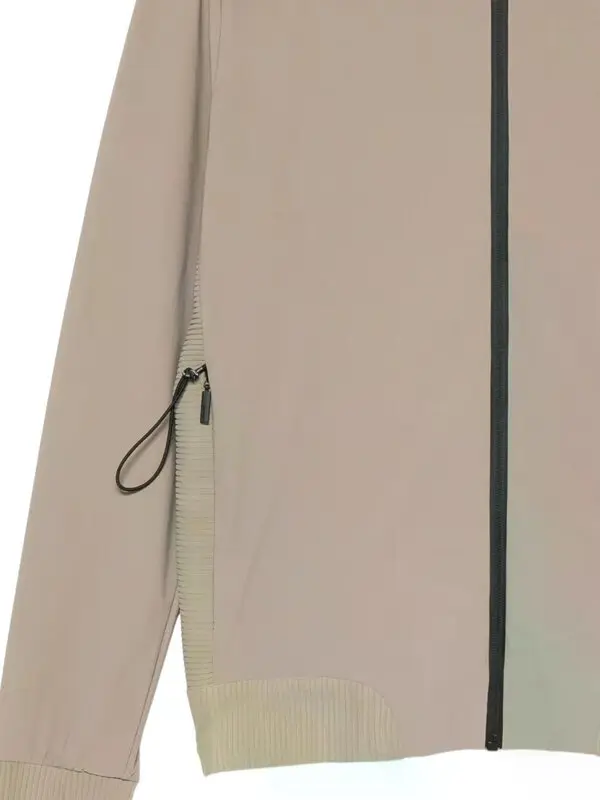 RRD Ribbed-panel Zip-up Jacket