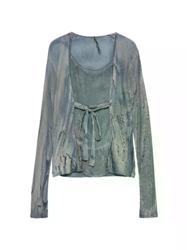 Masnada Acid-wash Blouse