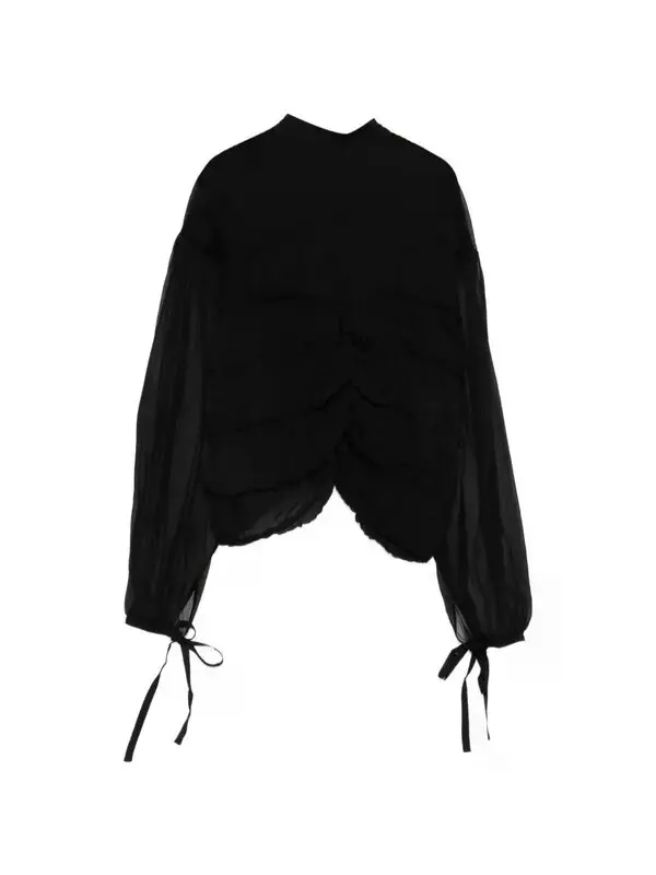 Isabel Benenato Ruched Top