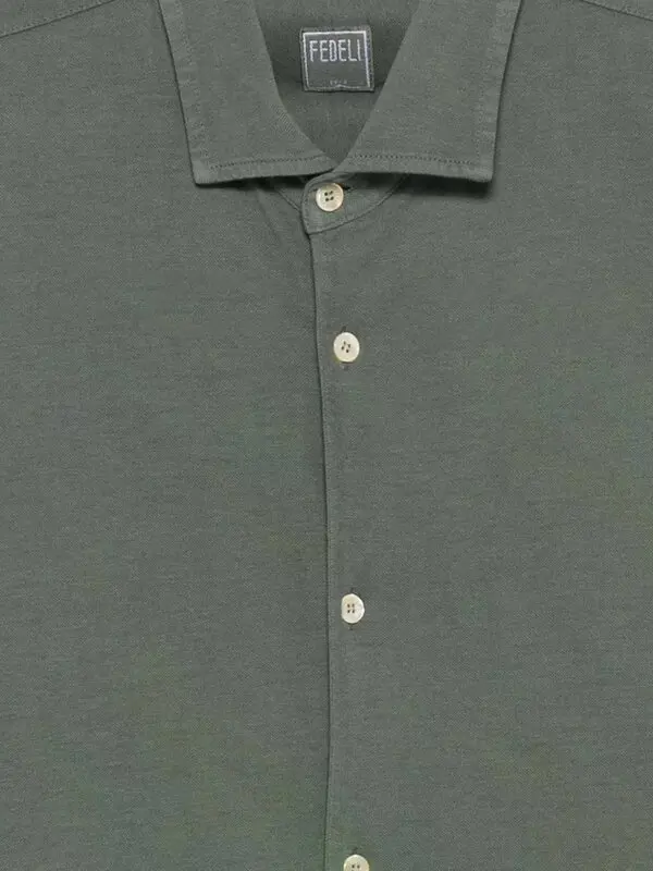Fedeli Long-sleeve Shirt - Green