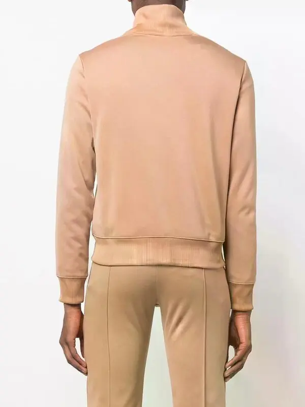 COURREGES Logo-patch Bomber Jacket - Brown