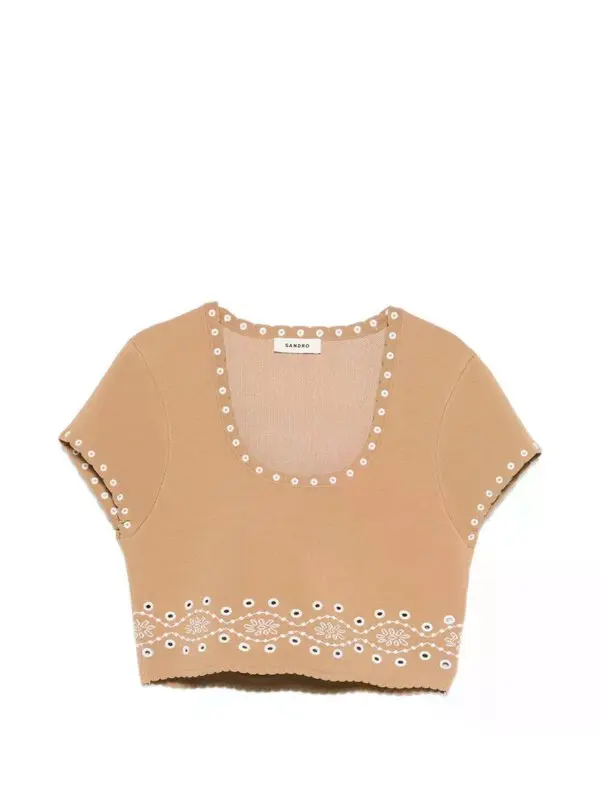 Sandro Cropped T-shirt