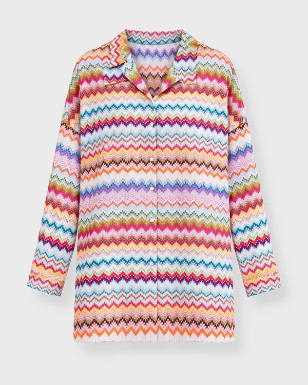 Missoni Chevron Zigzag Print Shirt - Multicolor