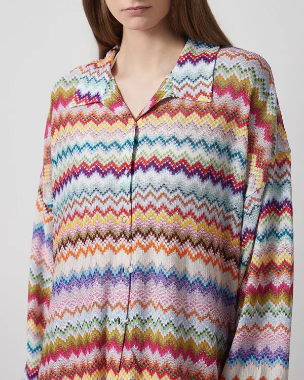 Missoni Chevron Zigzag Print Shirt - Multicolor