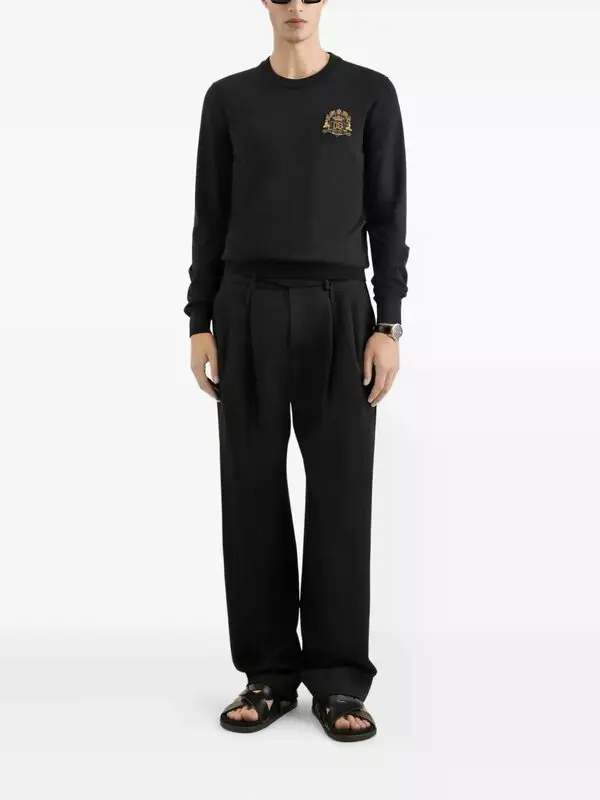 Dolce & Gabbana Logo Appliqué Sweater