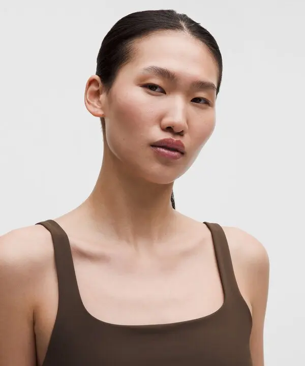 Lululemon Flexyflex Squareneck Yoga Bra - Walnut Crunch