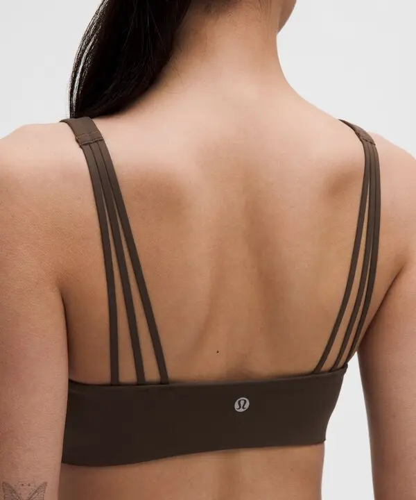 Lululemon Flexyflex Squareneck Yoga Bra - Walnut Crunch
