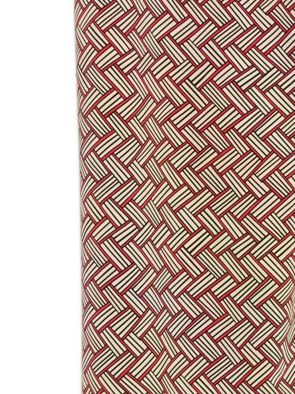 SIYU Geometric-print Trousers
