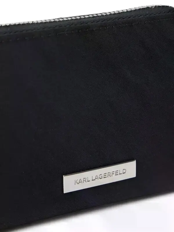 Karl Lagerfeld Logo-plaque Zip Wallet