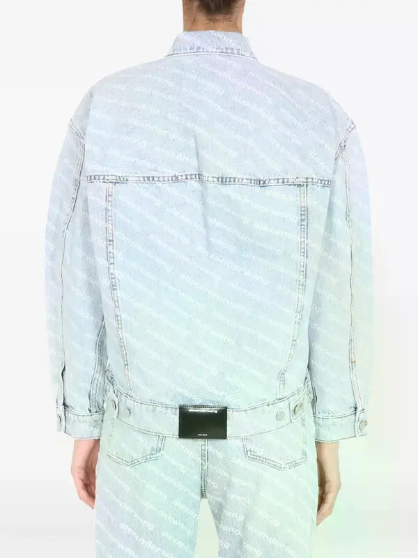 Alexander Wang Logo-print Denim Jacket