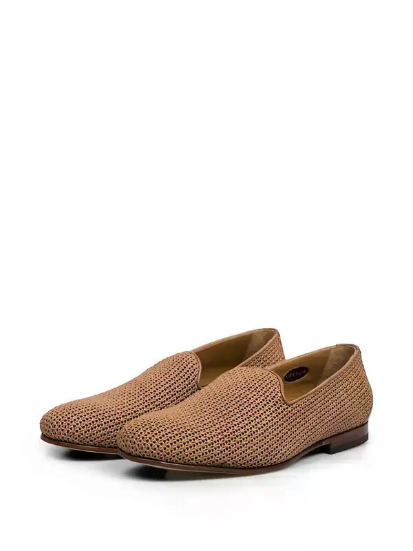 STURLINI FIRENZE Woven Raffia Loafers