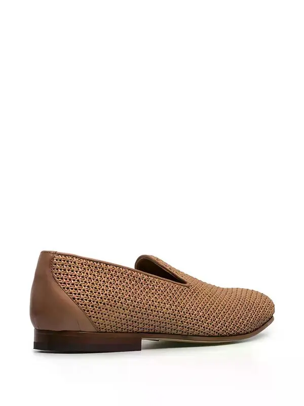 STURLINI FIRENZE Woven Raffia Loafers