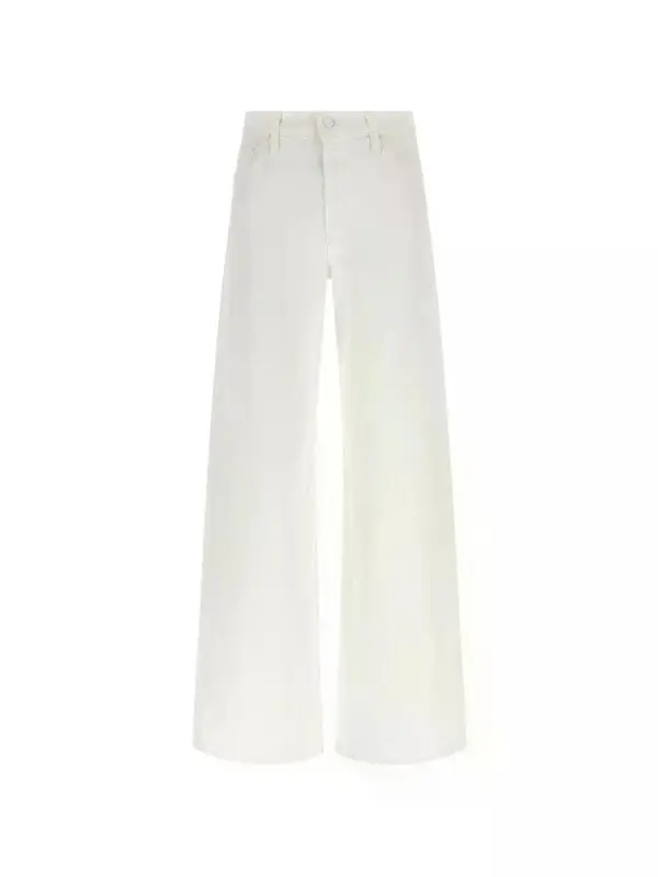 MOTHER The Rerun Zip Sneak Wide-leg Jeans