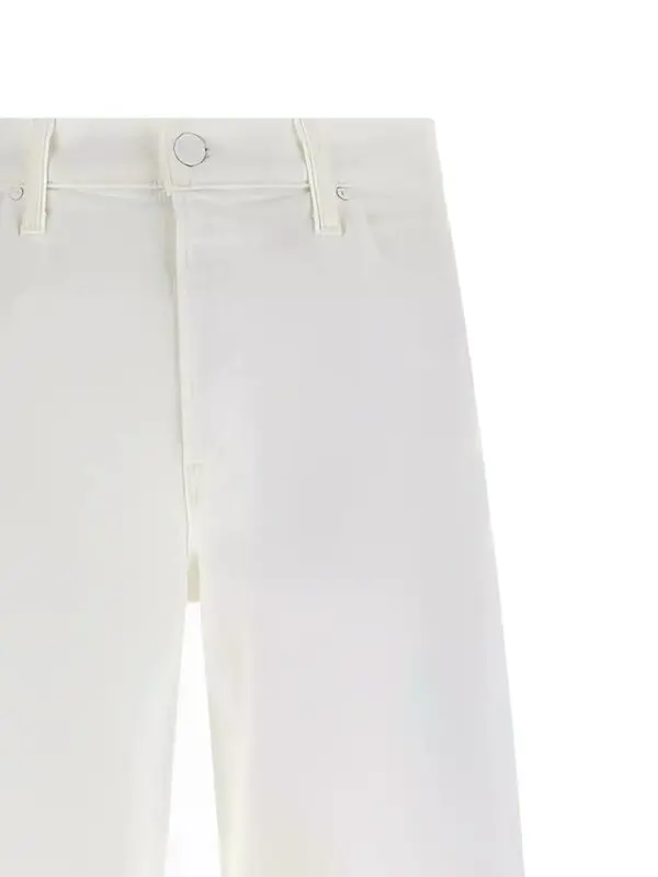 MOTHER The Rerun Zip Sneak Wide-leg Jeans
