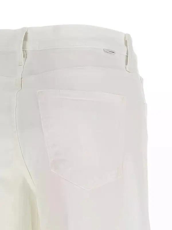 MOTHER The Rerun Zip Sneak Wide-leg Jeans