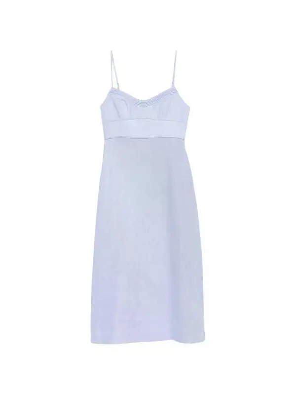 Zimmermann Linen Midi Dress - Blue