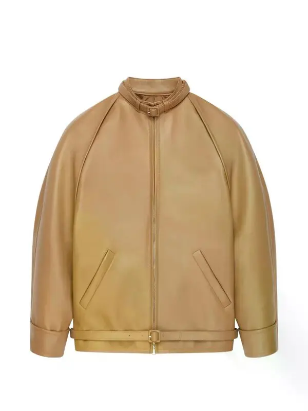 COURREGES Circle Edge Cut-out Bomber Jacket