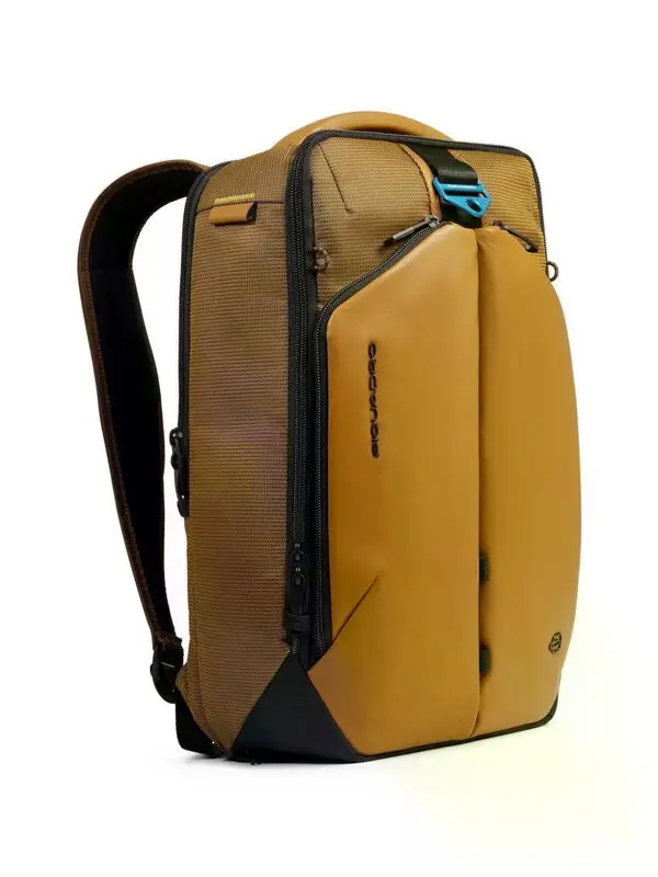 PIQUADRO Logo-plaque Backpack - Brown