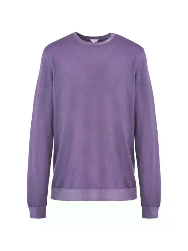 Malo Crew-neck Cashmere Sweater - Purple