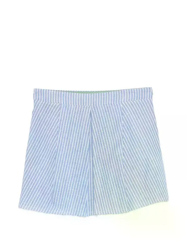 MERCI Striped Pleated Skirt