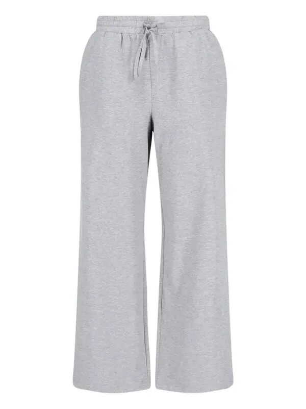 Polo Ralph Lauren Cow Print Wide Leg Sweatpants - Gray